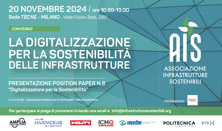 Presentazione del Position Paper n.8 di AIS: | I.R.I.D.E.